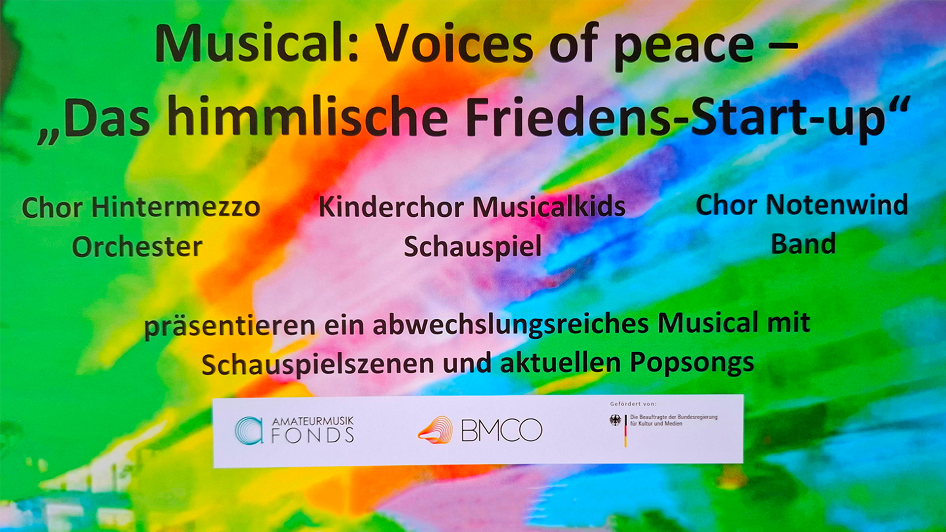 Musical: Voices of peace – „Das himmlische Friedens-Start-up ...